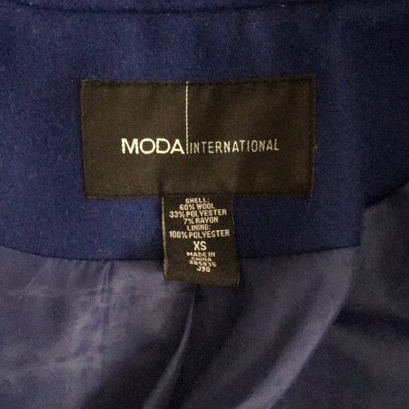 Moda International | Jackets & Coats | Moda International Coat By ...